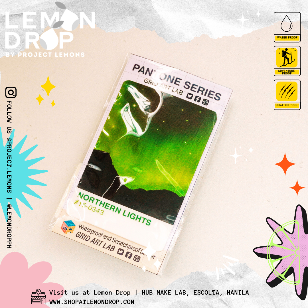 Grid Art Lab - Northern Lights Sticker – ProjectLemons